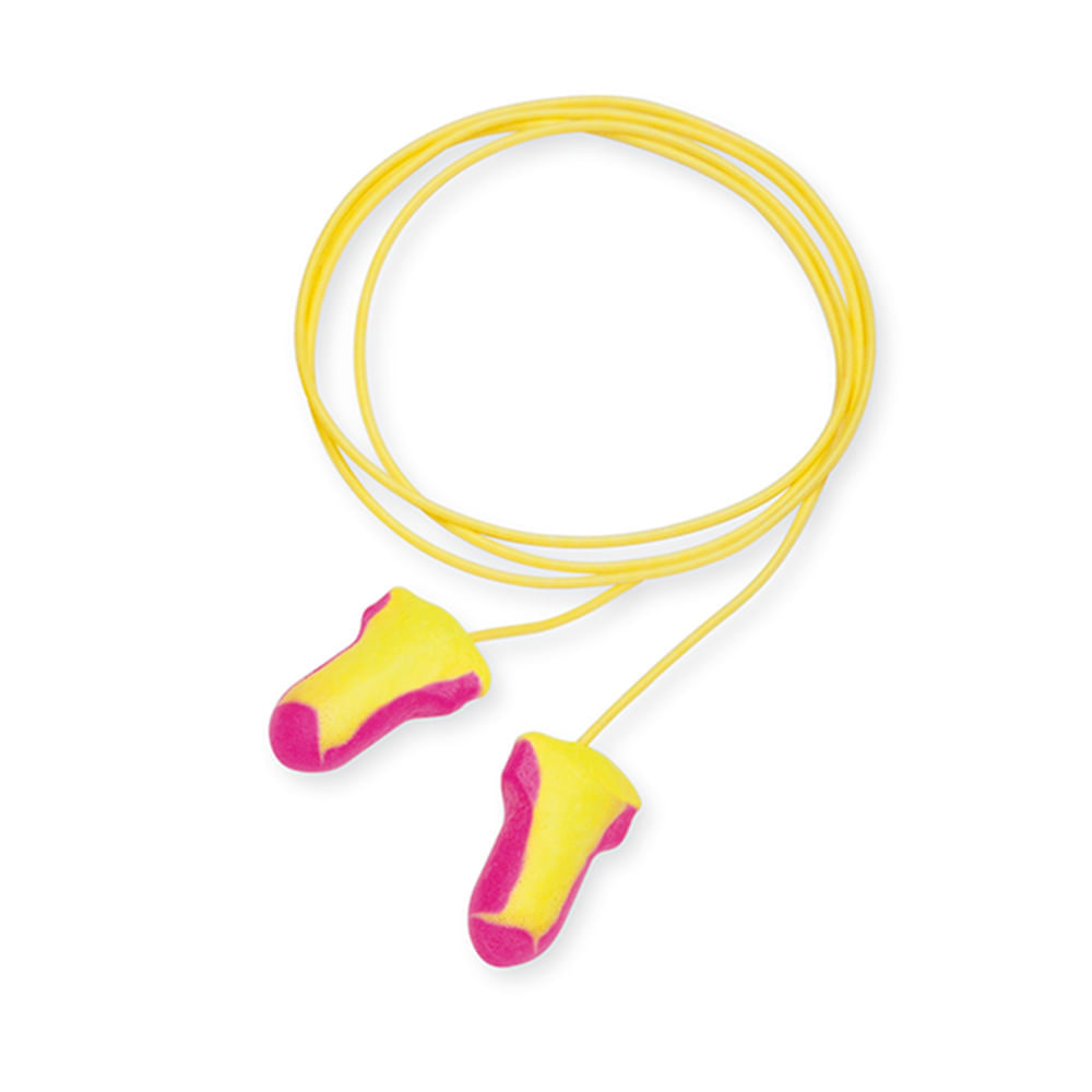 Protetor Auricular de Espuma Bicolor Com Cordão Howard Leight - Net Suprimentos
