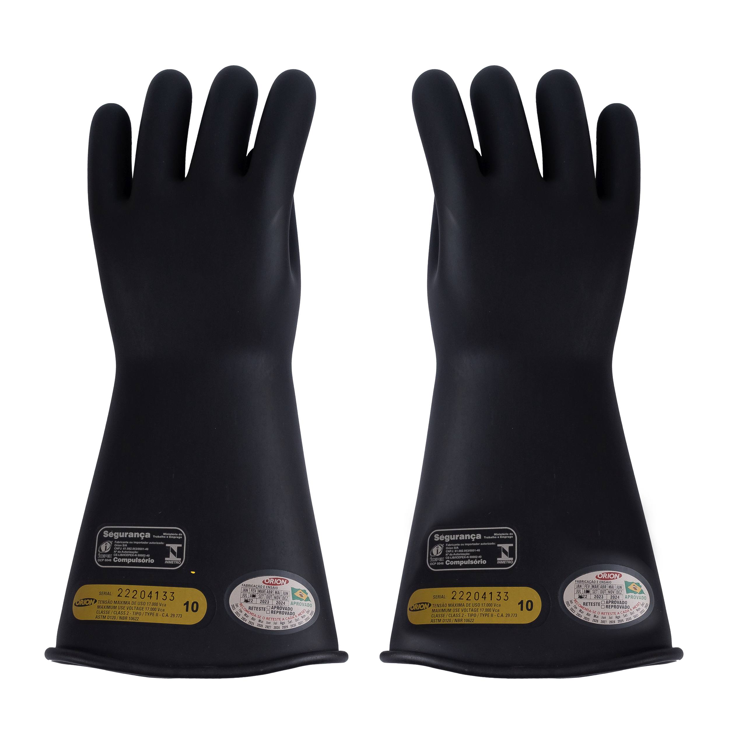 Luva Alta Tensão Classe 2 - 17 Kv Orion - Net Suprimentos