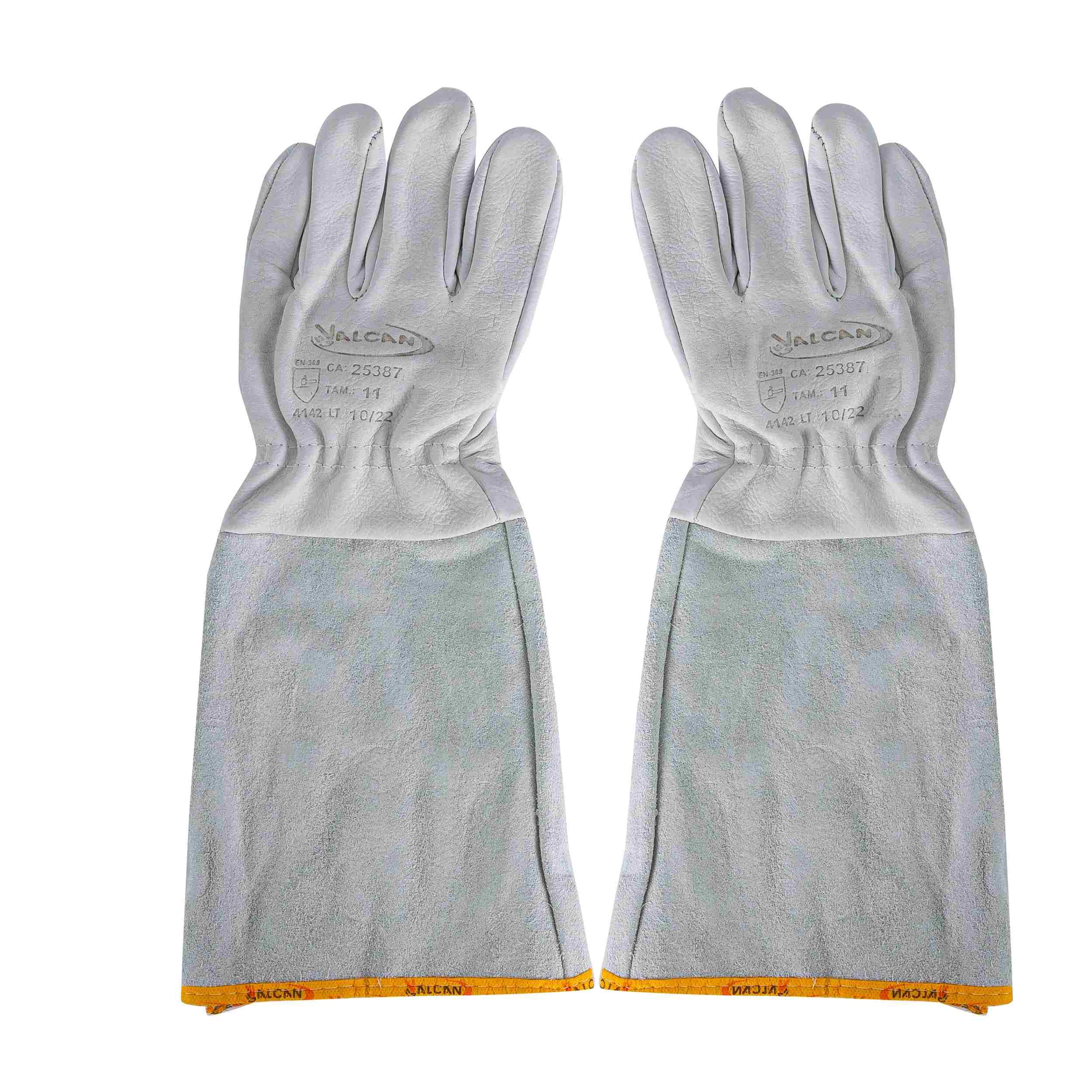 Luva Vaqueta Punho Raspa 20cm Valcan - Net Suprimentos