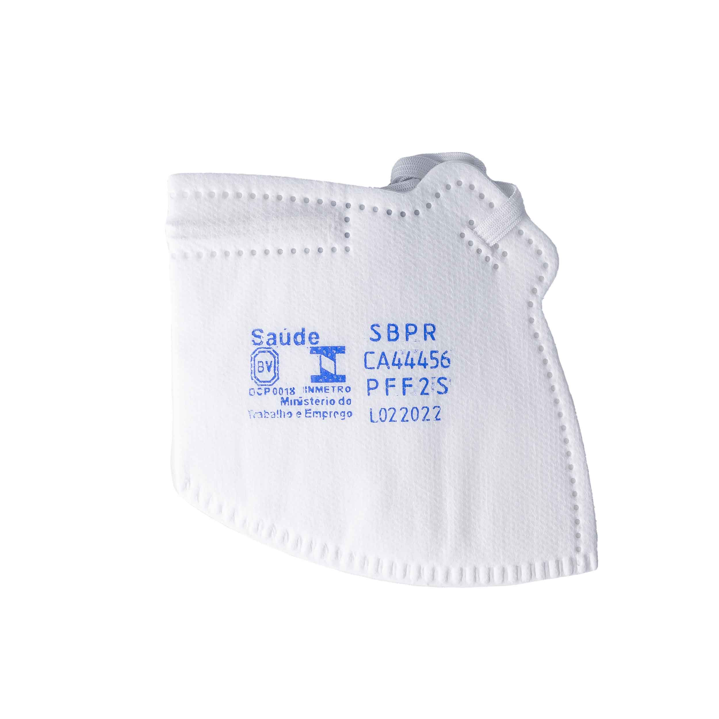 Respirador Descartavel Pff2 Sem Valvula Dobravel Airsafety Mask Branca ...