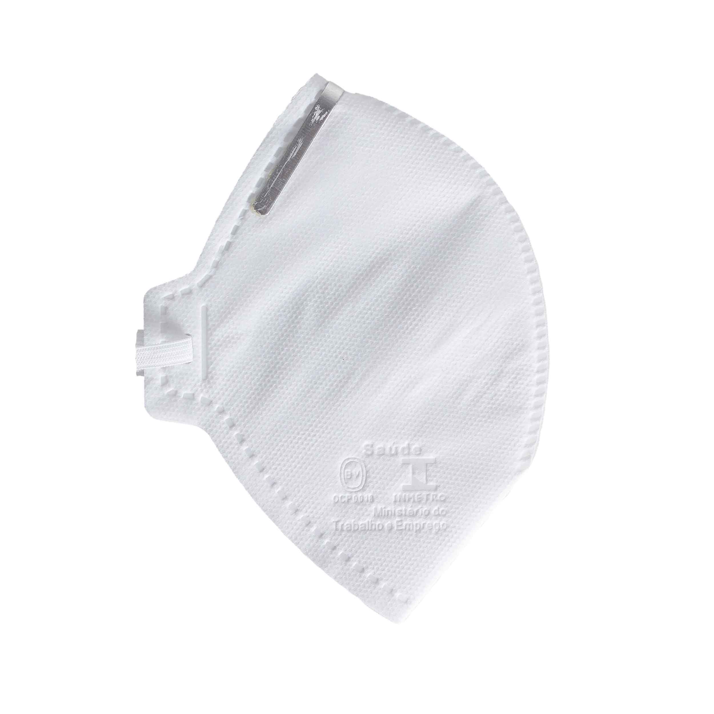 Respirador Descartavel Pff2 Hospitalar Sem Valvula Dobravel Ksn 1002mh