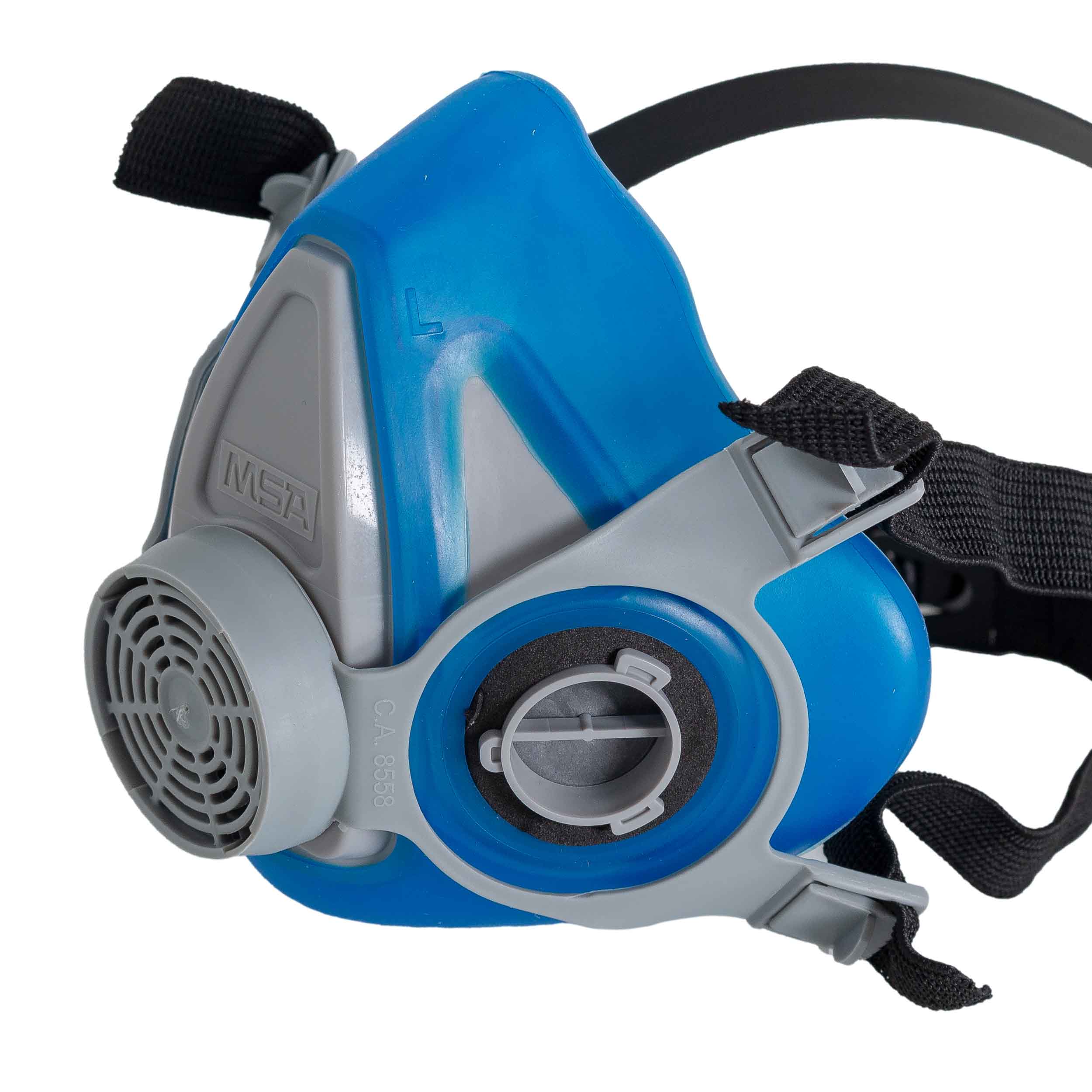 Respirador Semifacial Borracha Para 2 Cartuchos Msa Advantage 200 Ls G