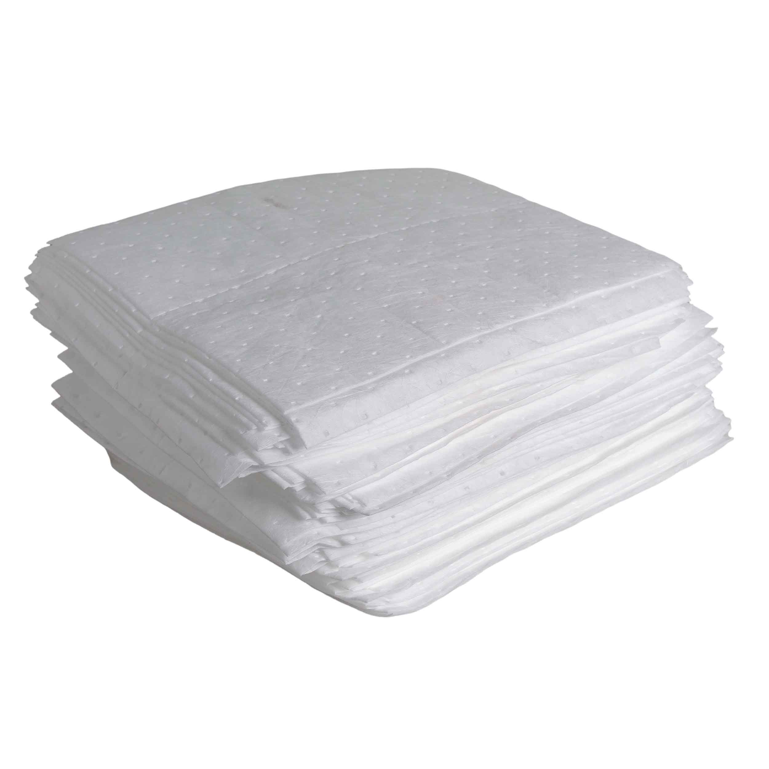 Manta Absorvente Branca Vazamento Petróleo 38x43cm Brady