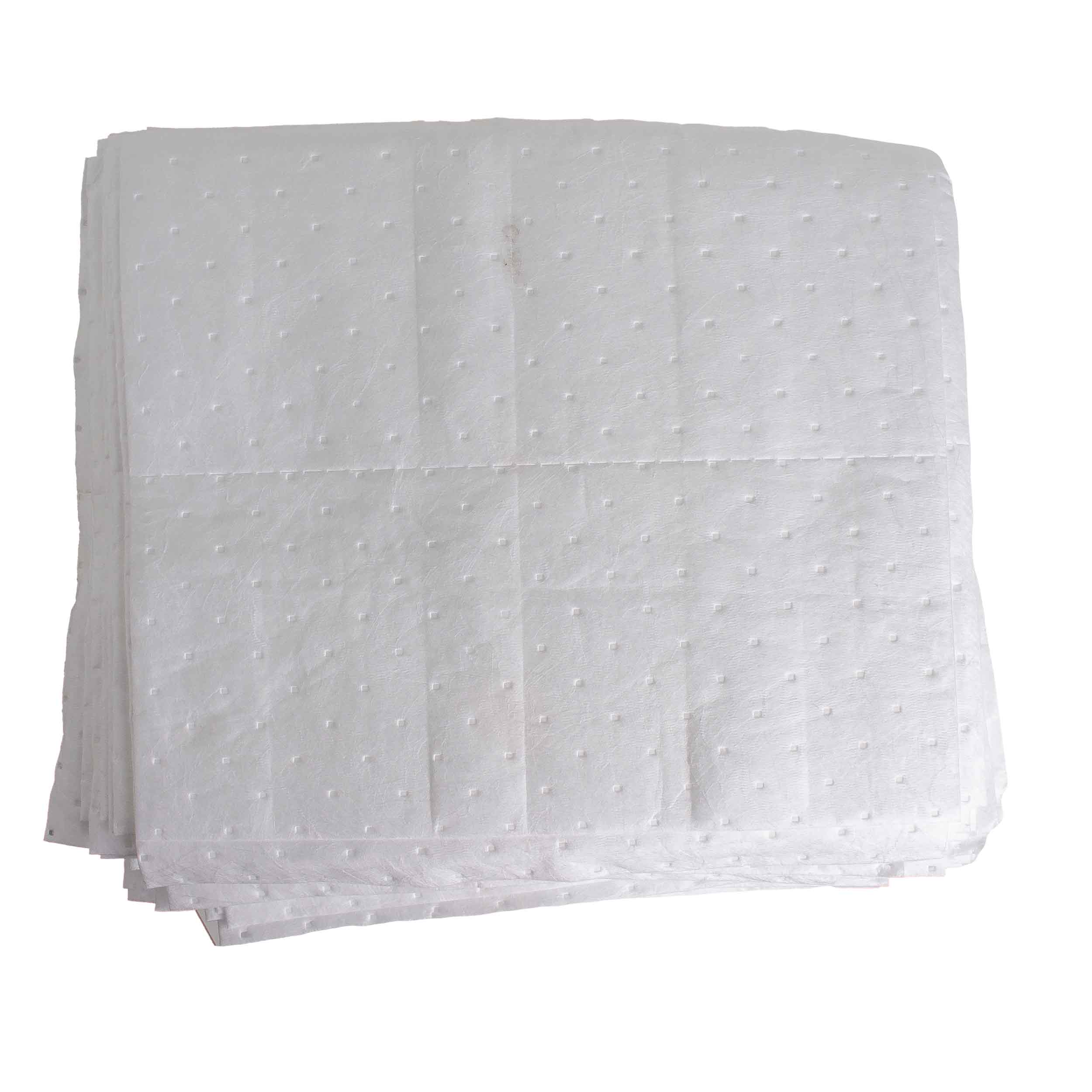 Manta Absorvente Branca Vazamento Petróleo 38x43cm Brady - Net Suprimentos