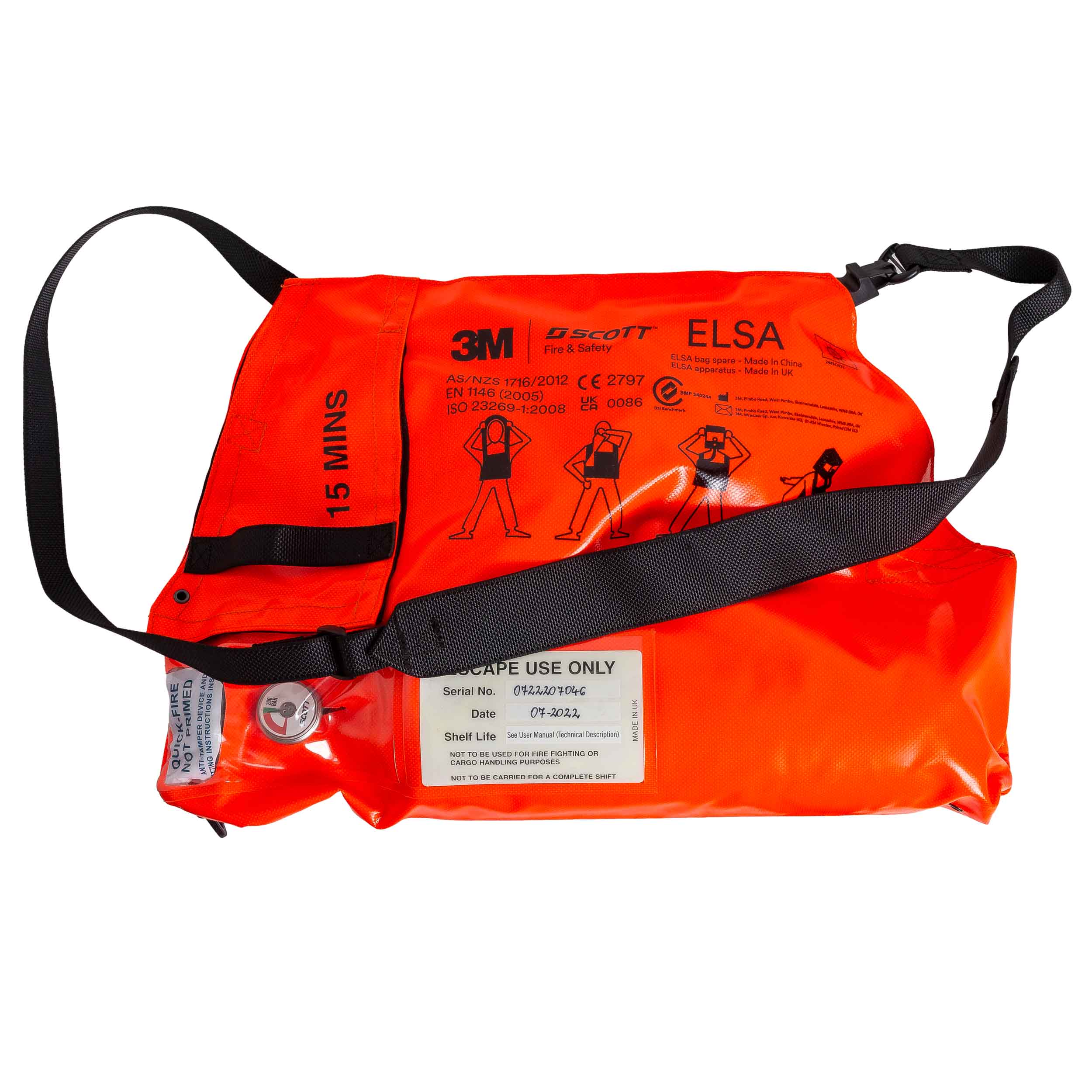 Equipamento Autonomo Fuga Aco 200bar 2,0l 10min 3m Scott Elsa En - Net ...