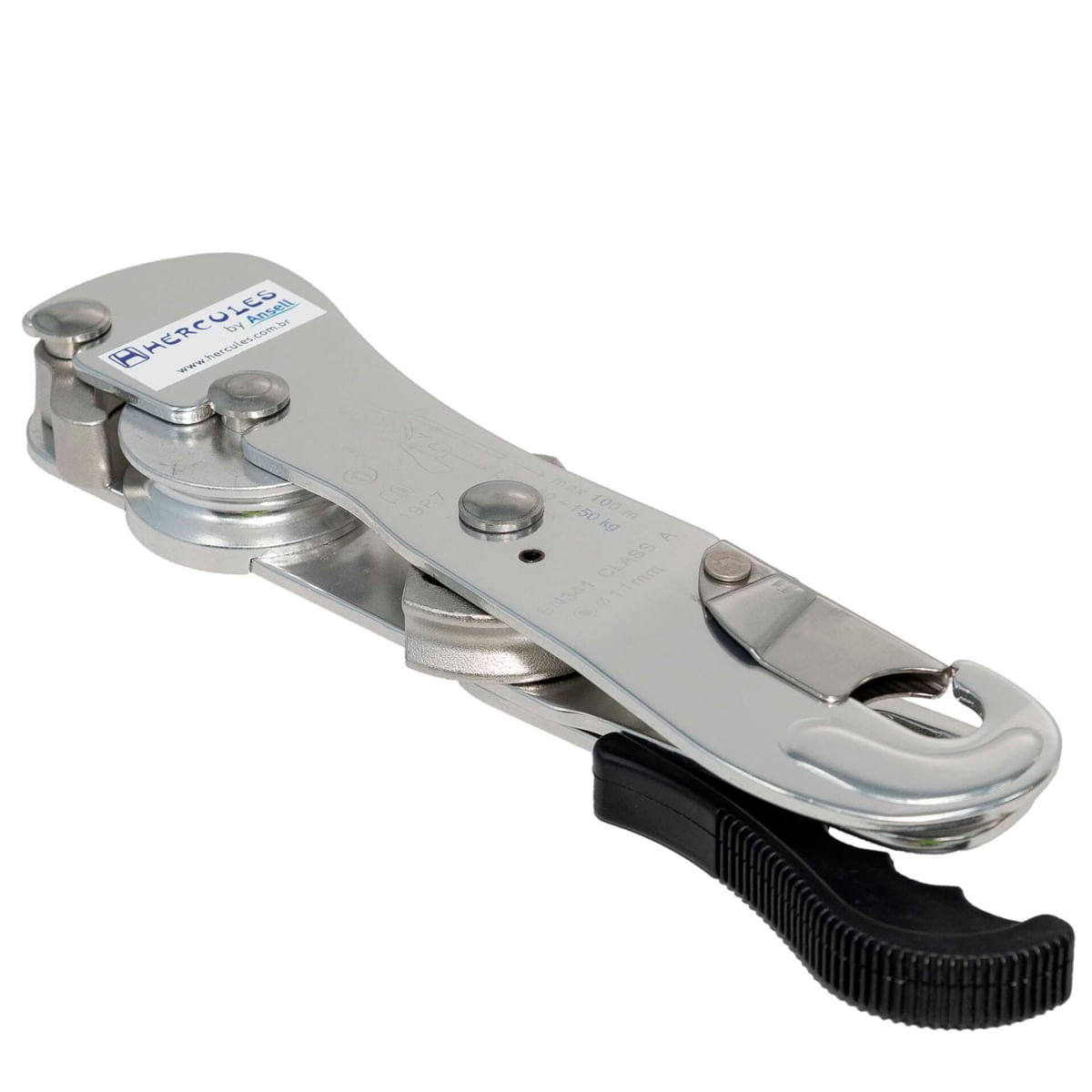 Descensor Freio Blocante Com Alavanca de Bloqueio Anti Panico Hercules ...